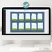 Distressed Square Frames: Canva Editable Photo Collage Template ...
