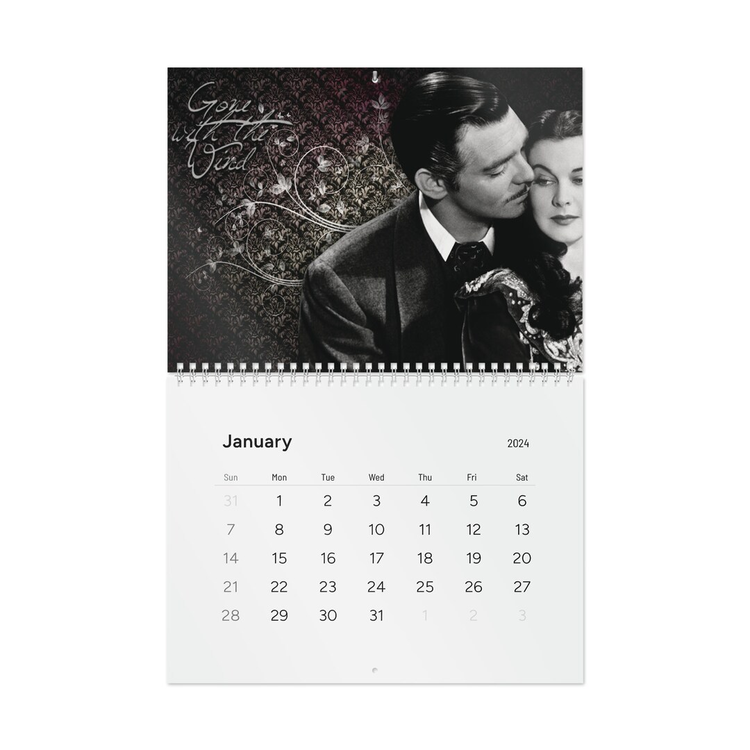 Standard Wall Calendar 2024: Gone With the Wind - Etsy