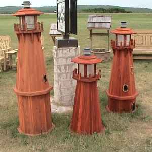 DIY Wood Lighthouse Woodworking Plans Project - Etsy
