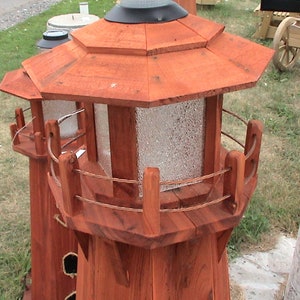 DIY Wood Lighthouse Woodworking Plans Project - Etsy