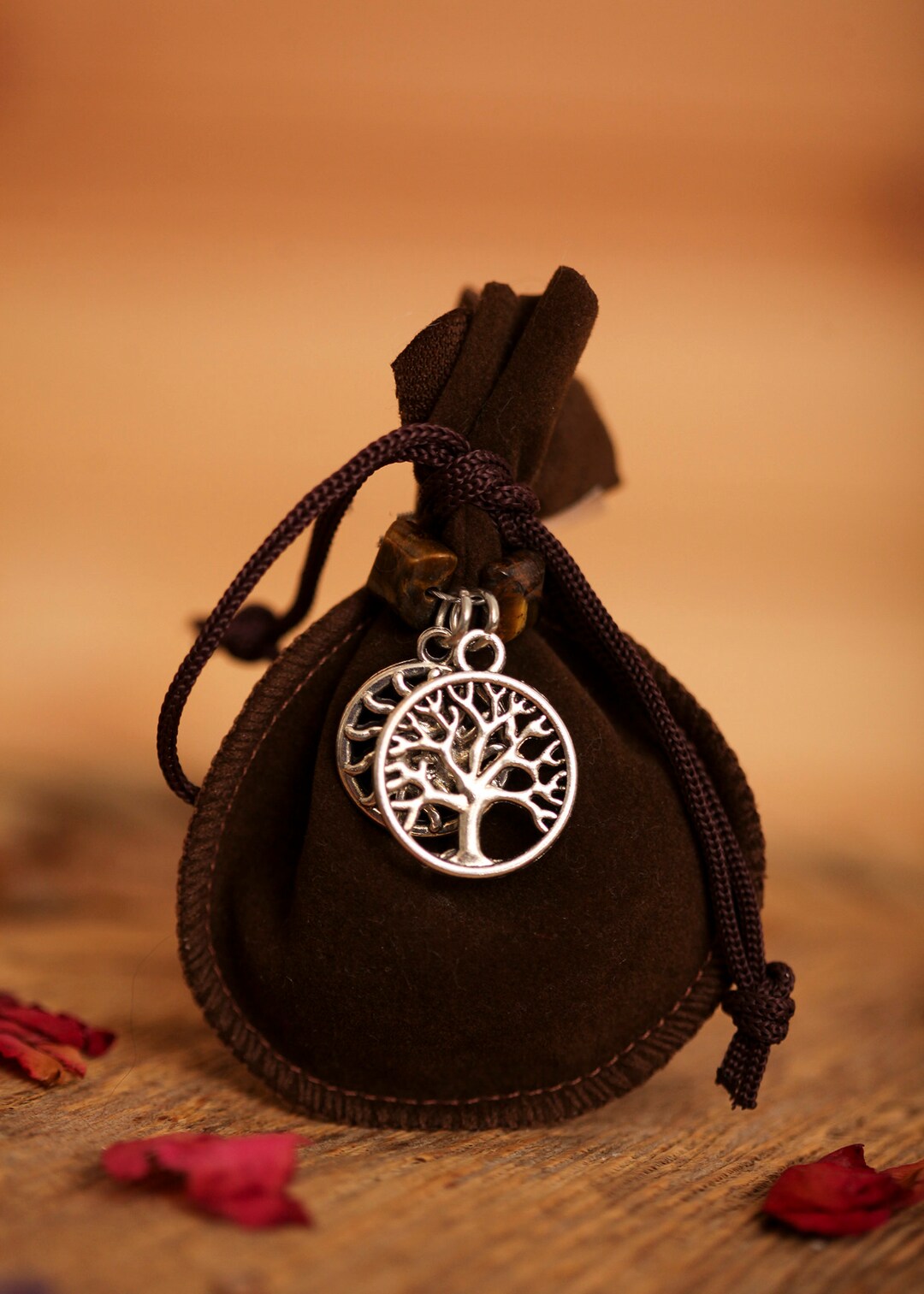 Handmade Grounding Bag: Gemstones, Herbs, and Charms - Etsy