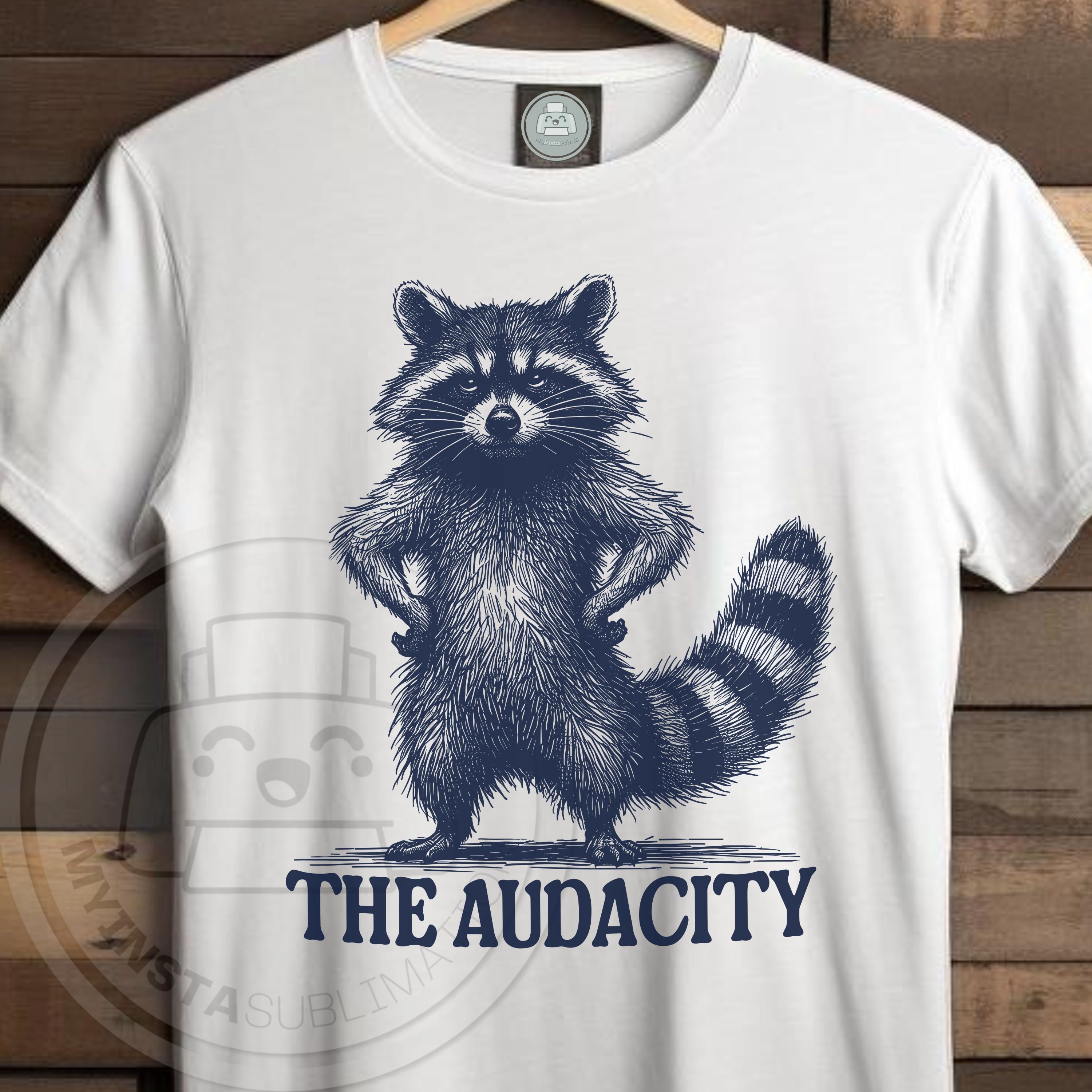 The Audacity Png Svg | Funny Raccoon Sublimation | Trash Panda Png ...