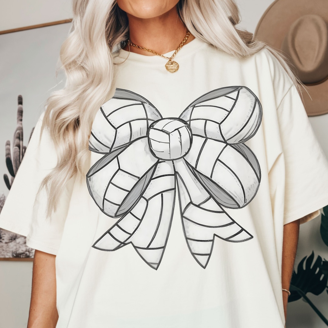 Volleyball Bow Png, Coquette Volleyball Png , Volleyball Mom Png ...