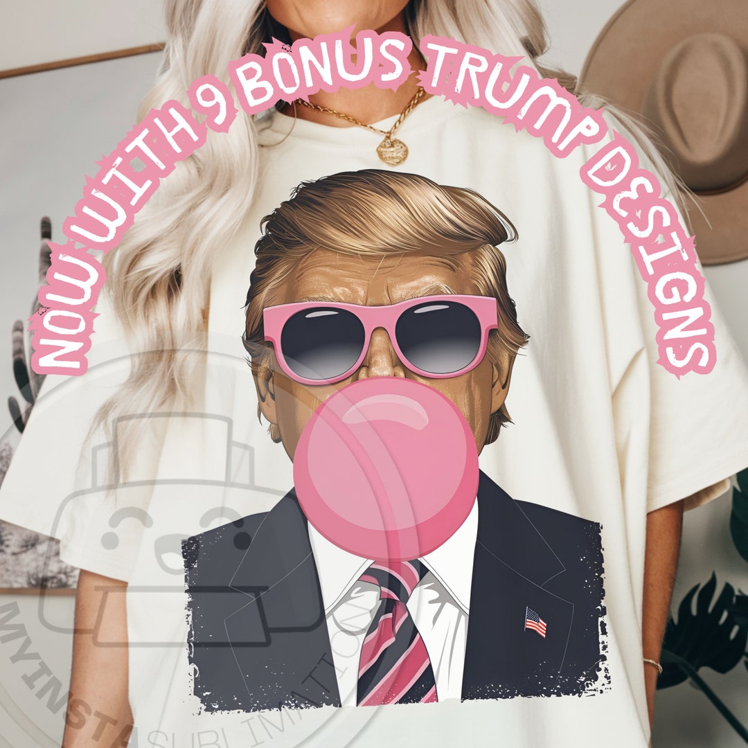 Bubble Gum Tump Png Pink Sun Glasses Trump Patriotic Design Png | Vote ... Bubble Gum Tump Png Pink Sun Glasses Trump Patriotic Design Png | Vote ...