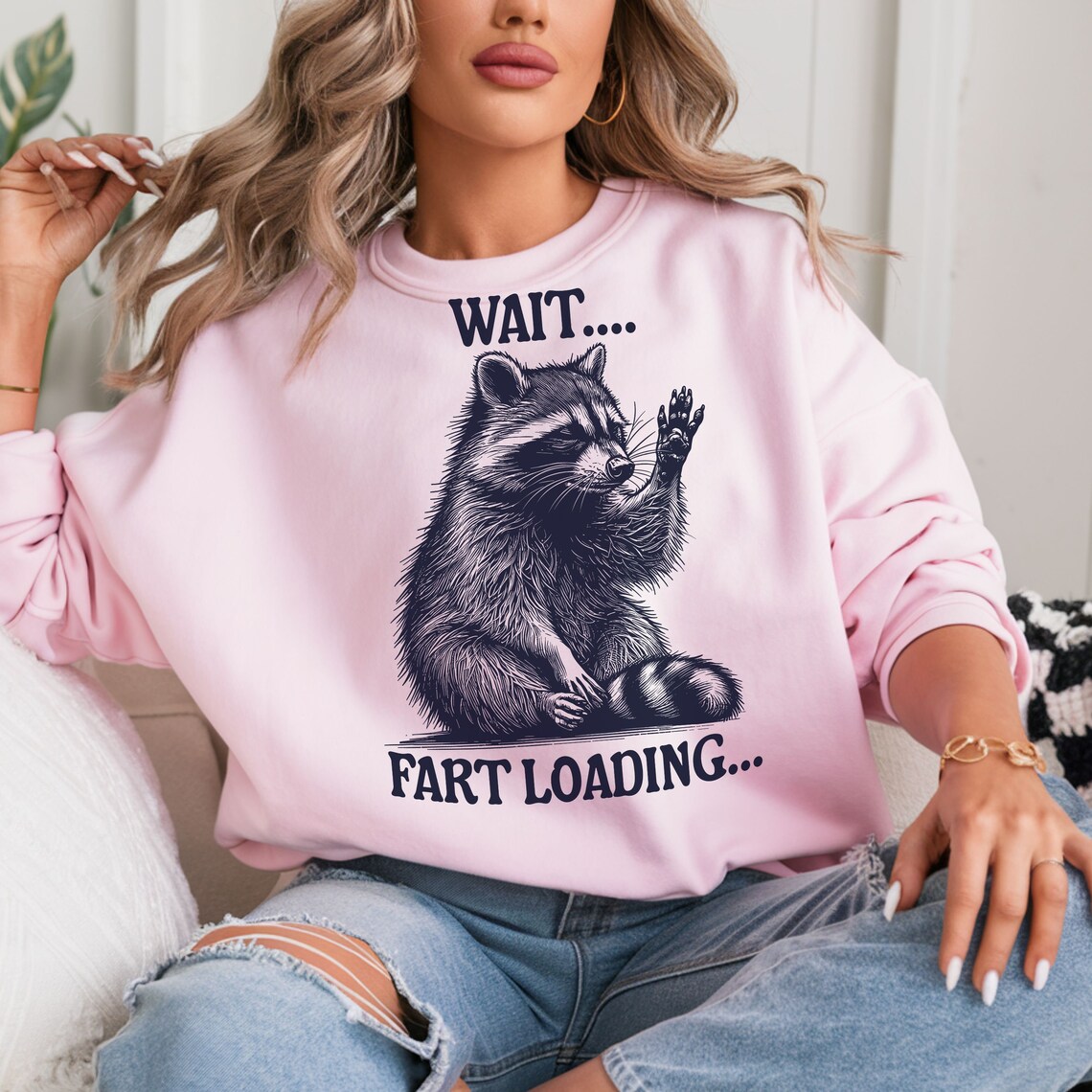 Wait Fart Loading Png Svg Funny Raccoon Sublimation Funny Raccoon Png ...