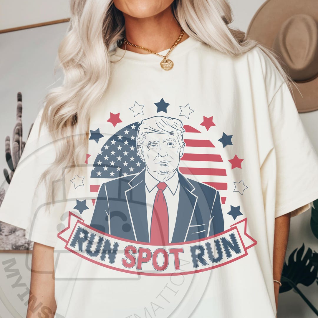 Run Spot Run SVG 2024 Debate SVG Trump Patriotic Design SVG Vote Trump ...