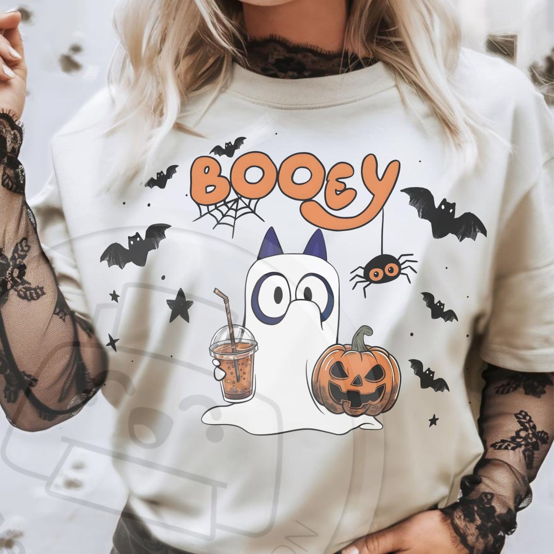 Blue Booey Png Kids Cute Spooky Ghost Halloween PNG, Boys Halloween Png ...