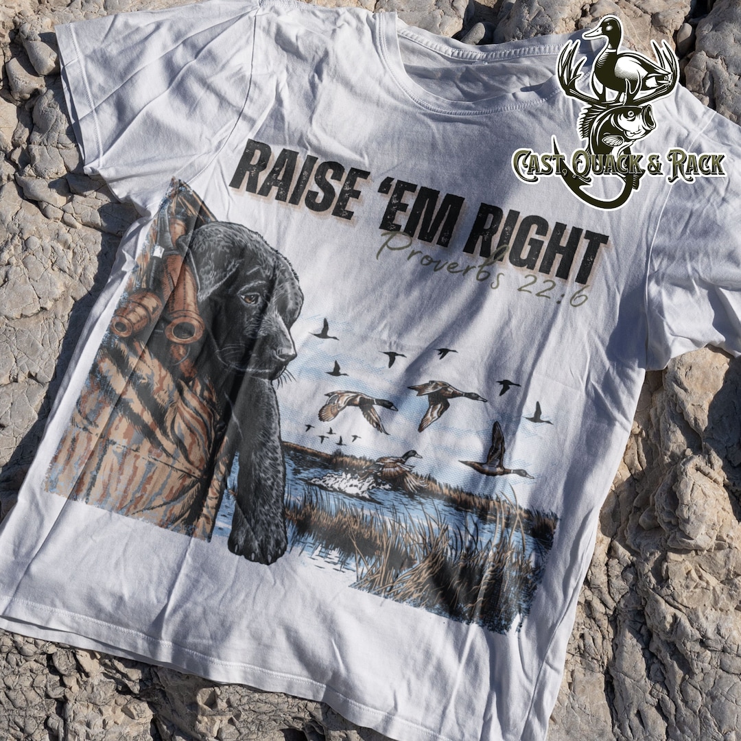 Raise Em Right PNG | Duck Hunting Sublimation Design | Duck Hunt Png ...