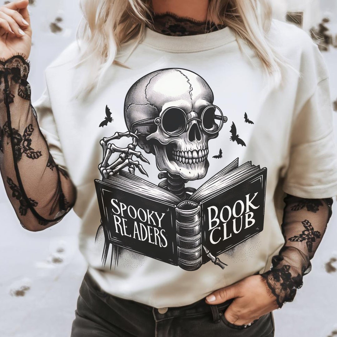 Spooky Readers Png, Witch Png, Spooky Season Png, | Vintage Halloween ...