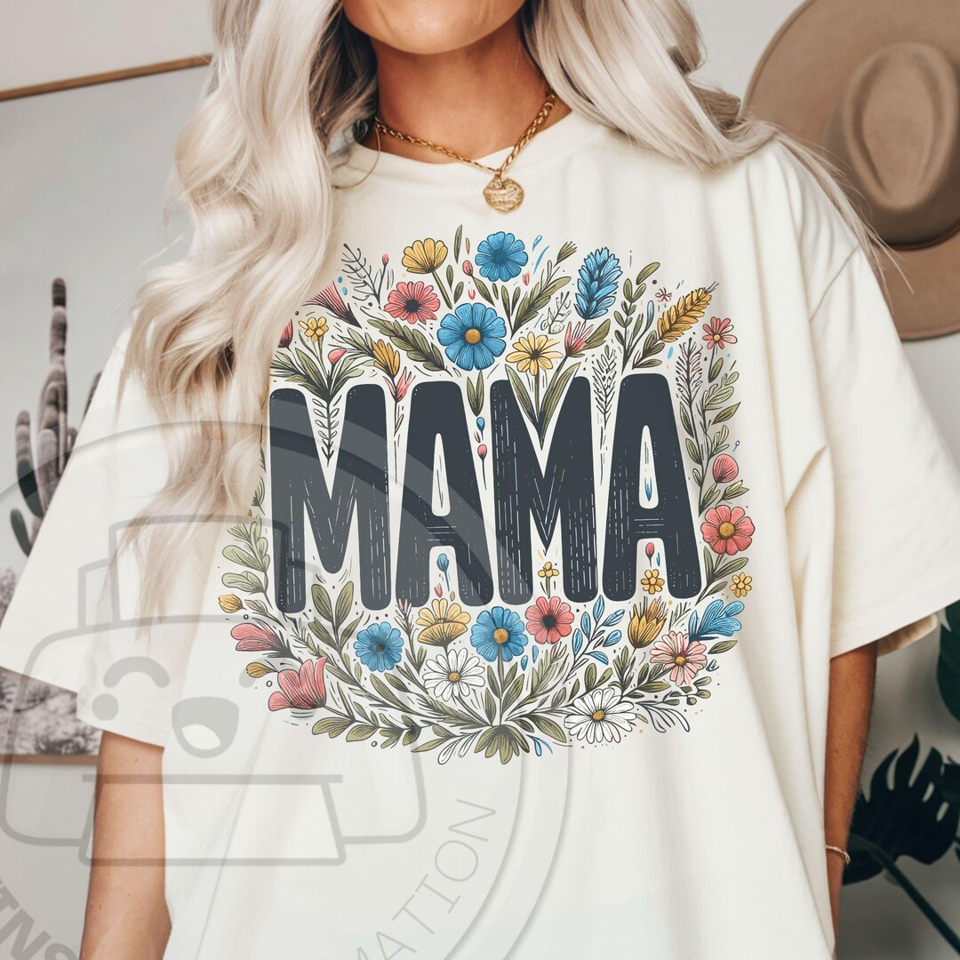 Boho Mama Png, Botanical Mama Png Wildflower Mama Png, Floral Mama Png ...