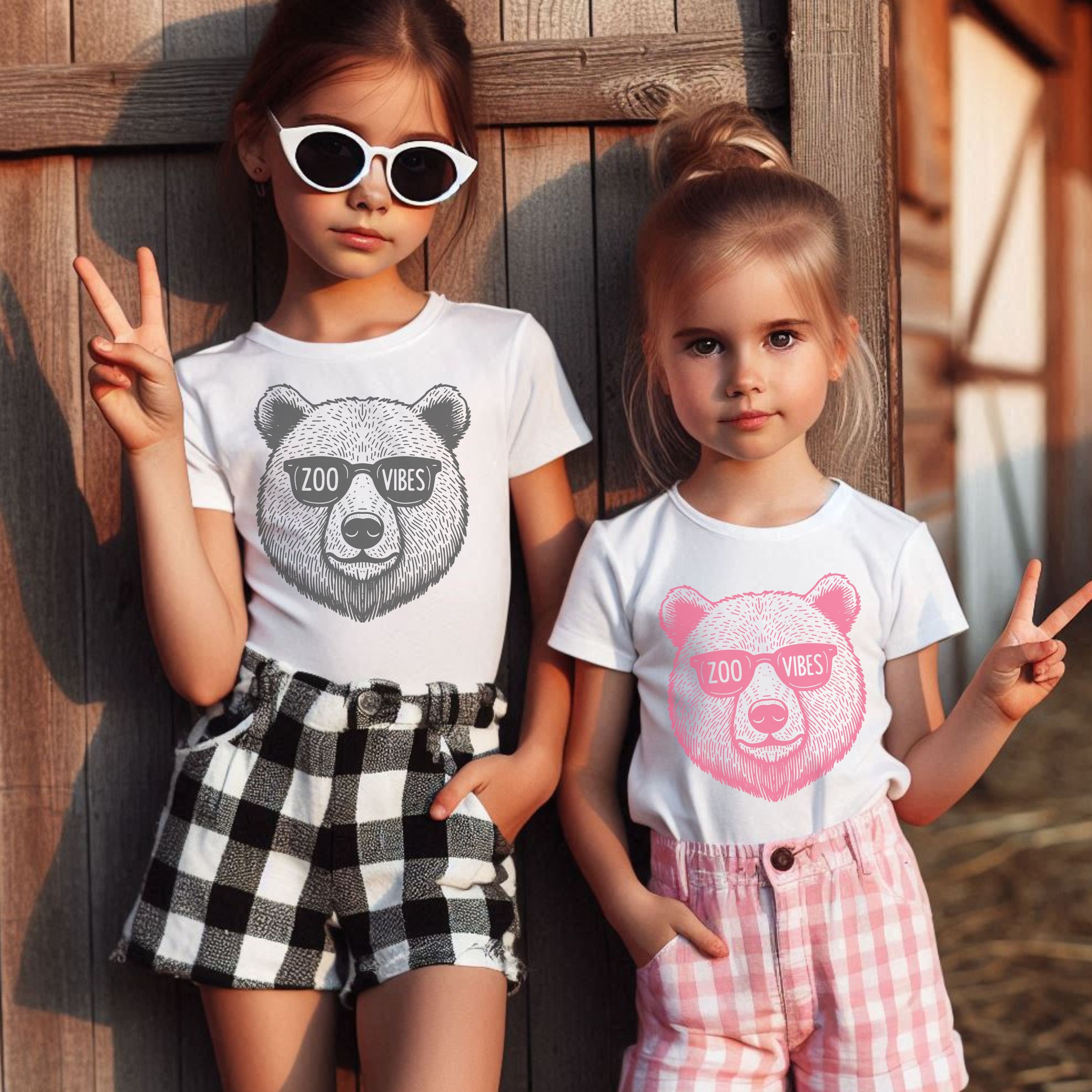 Bear Zoo Vibes Svg Animal Bear Sunglasses Png Field Trip Svg Kids Zoo ...