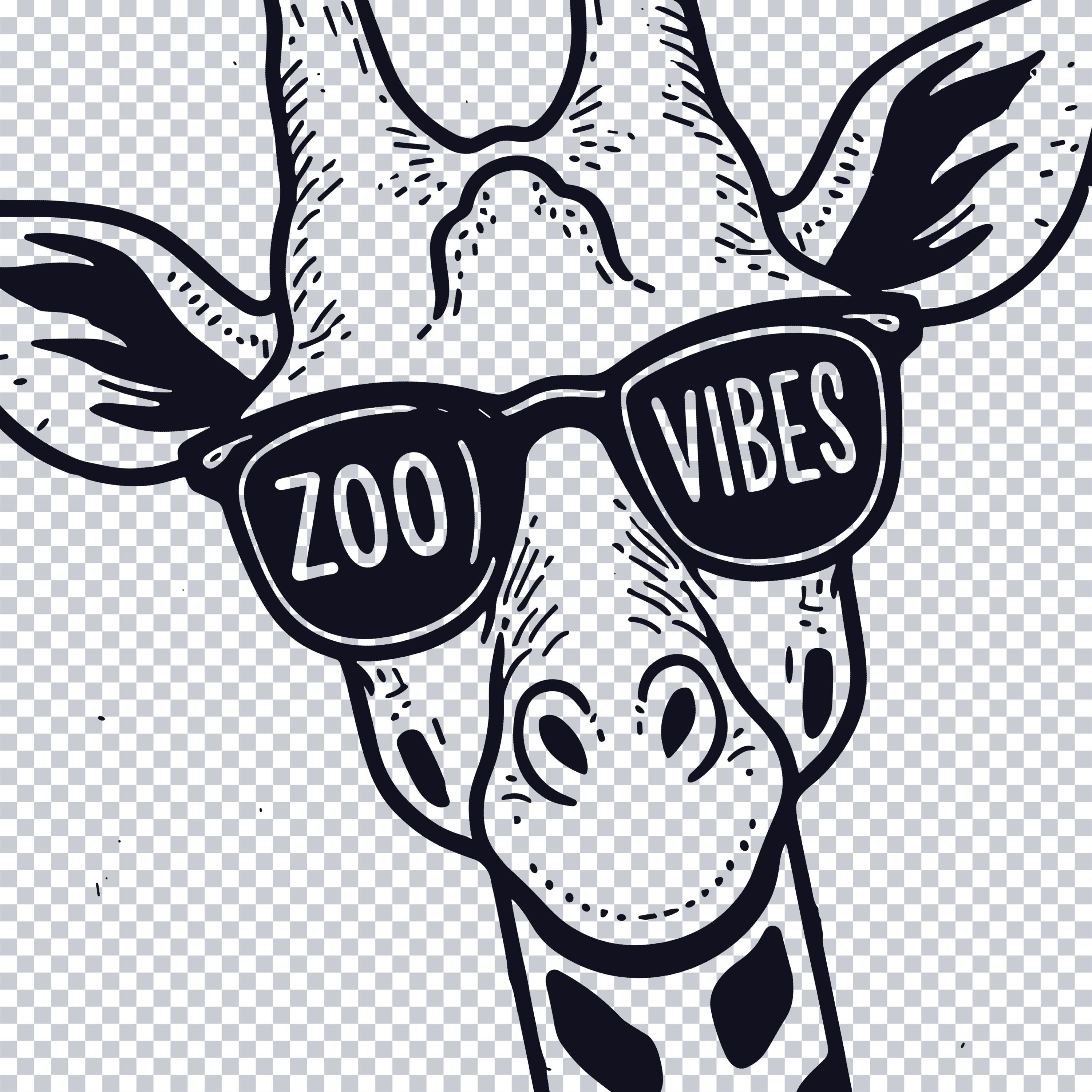 Giraffe Zoo Vibes Svg Giraffe Sunglasses Png Field Trip Svg Kids Zoo ...