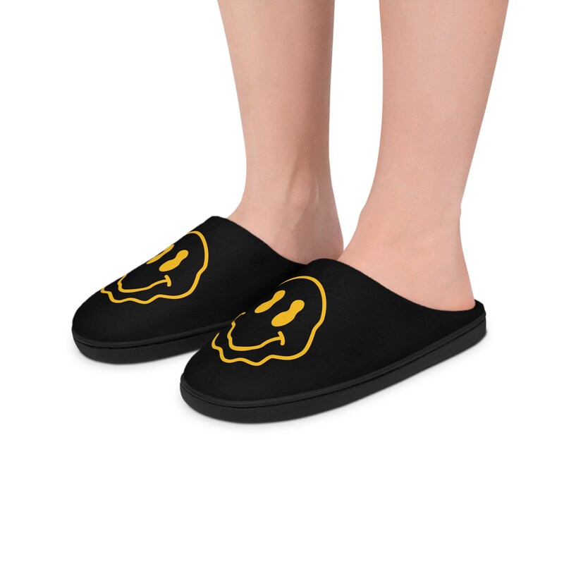Smiley Face Slippers - Etsy