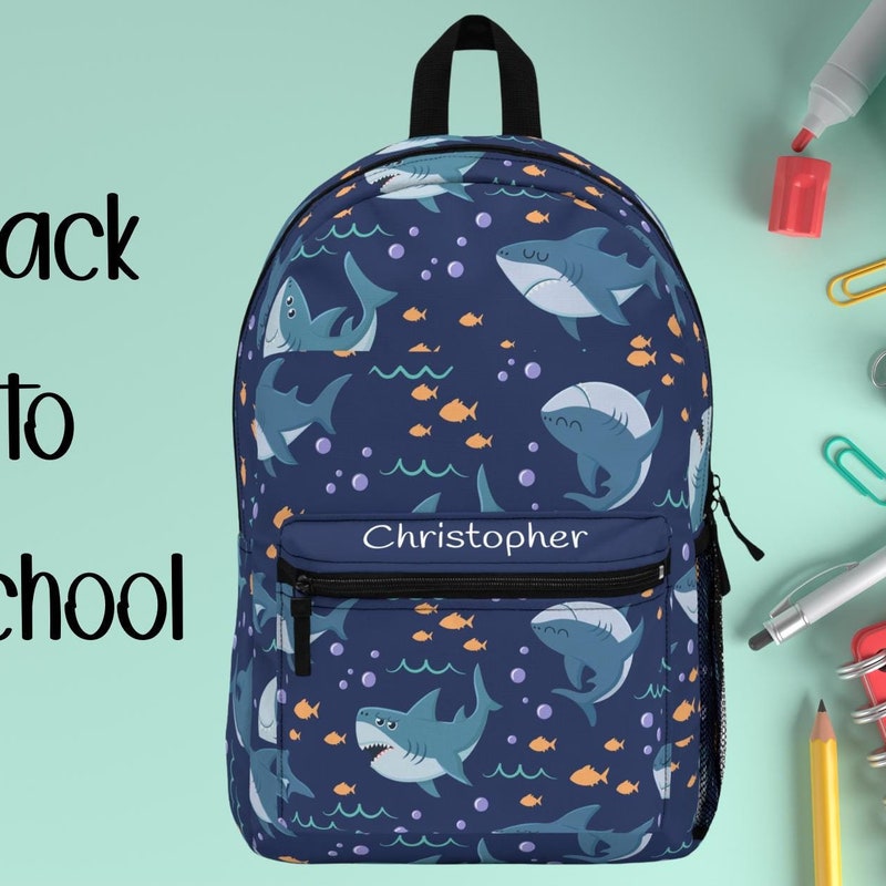 Sharks Backpacks - Etsy
