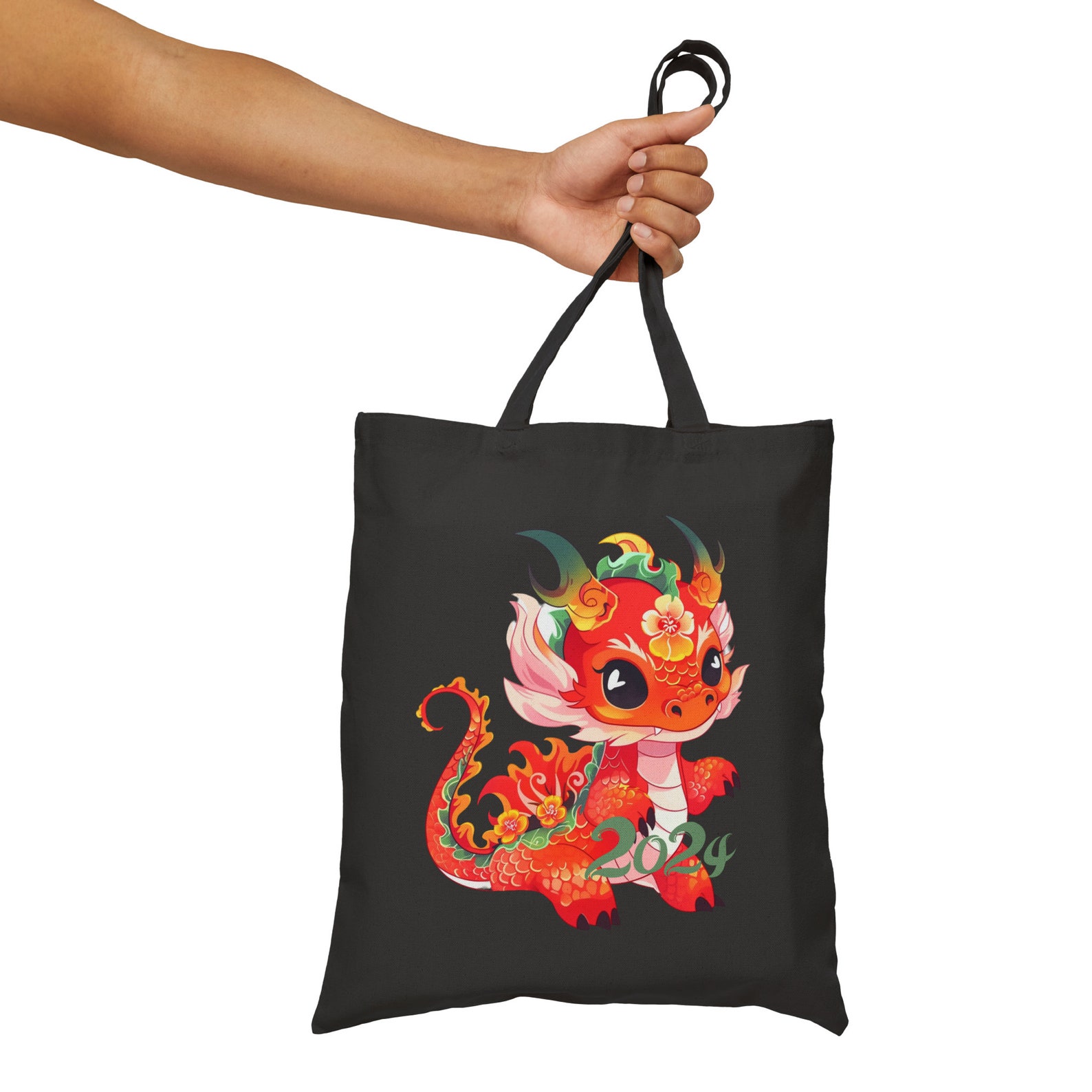 Year of the Dragon 2024, Custom Designed Dragon Tote Bag, Chinese New ...