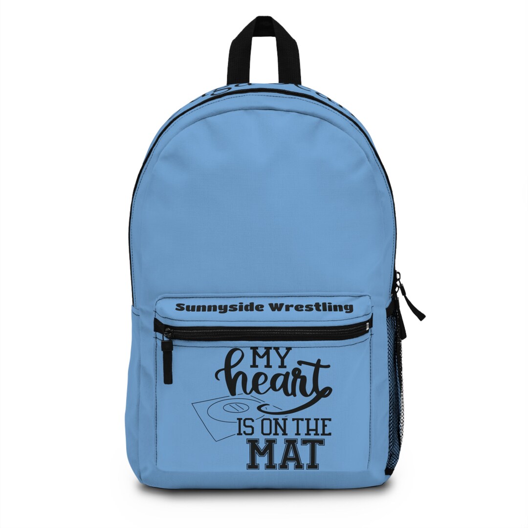 Personalized Name Wrestling Backpack, Wrestler, Sports, Athlete, Gym ...