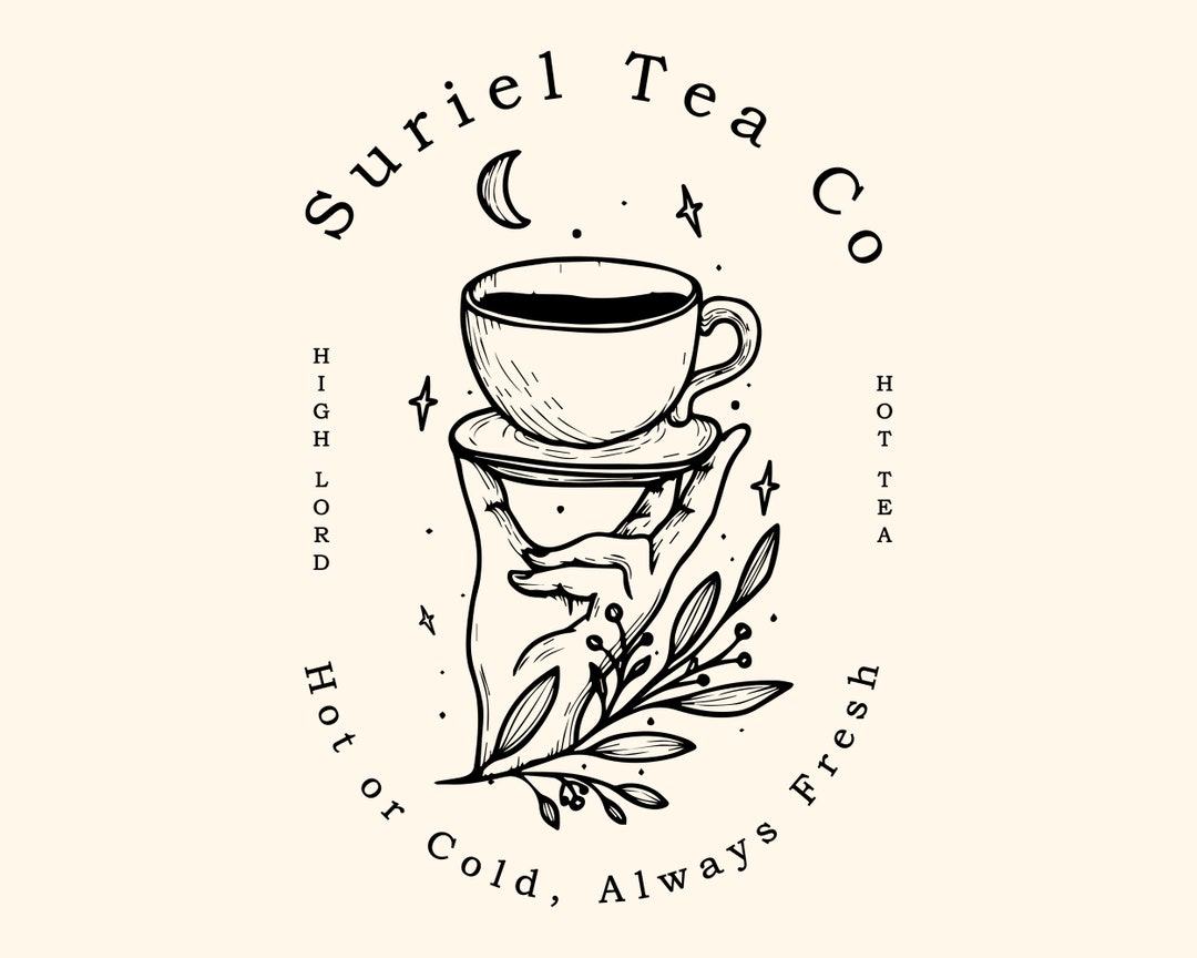 Suriel Tea and Co PNG ACOTAR Png Book Lover Gift S J Maas - Etsy