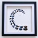 Large Mussel Shell Wave Coastal Wall Art in Blue, Unique Birthday Gift ...