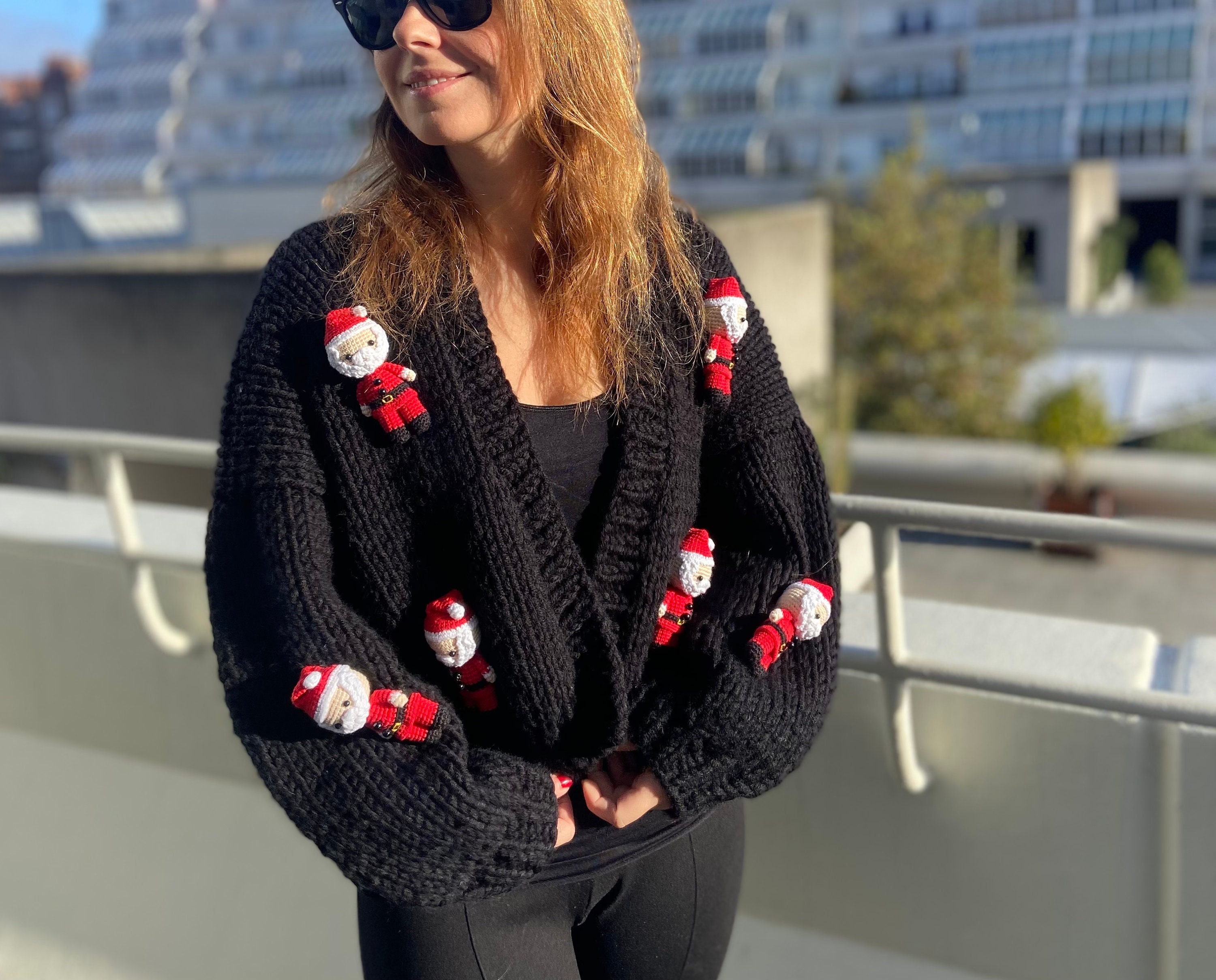 Christmas Jumper Limited Edition Handmade Christmas Cardigan With 3D ...