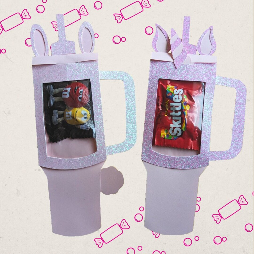 Stanley Cup Inspired Animal Tumbler Craft, Gift Card Holder (PNG, PDF ...