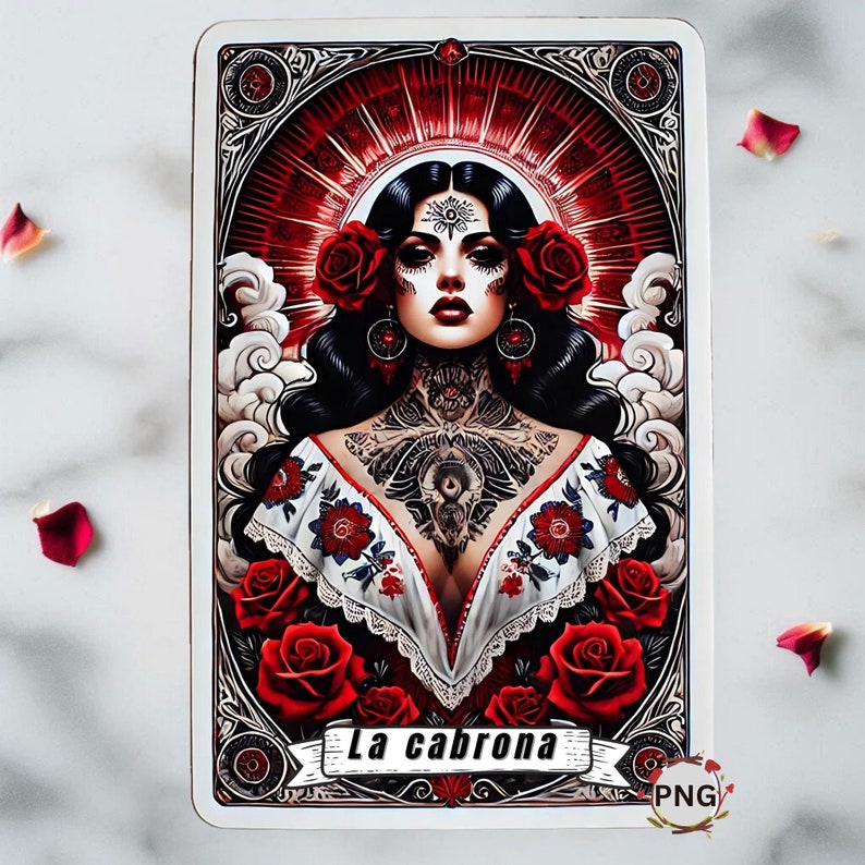 La Cabrona Tarot Card PNG Digital Dowload Design Printable Sublimation ...