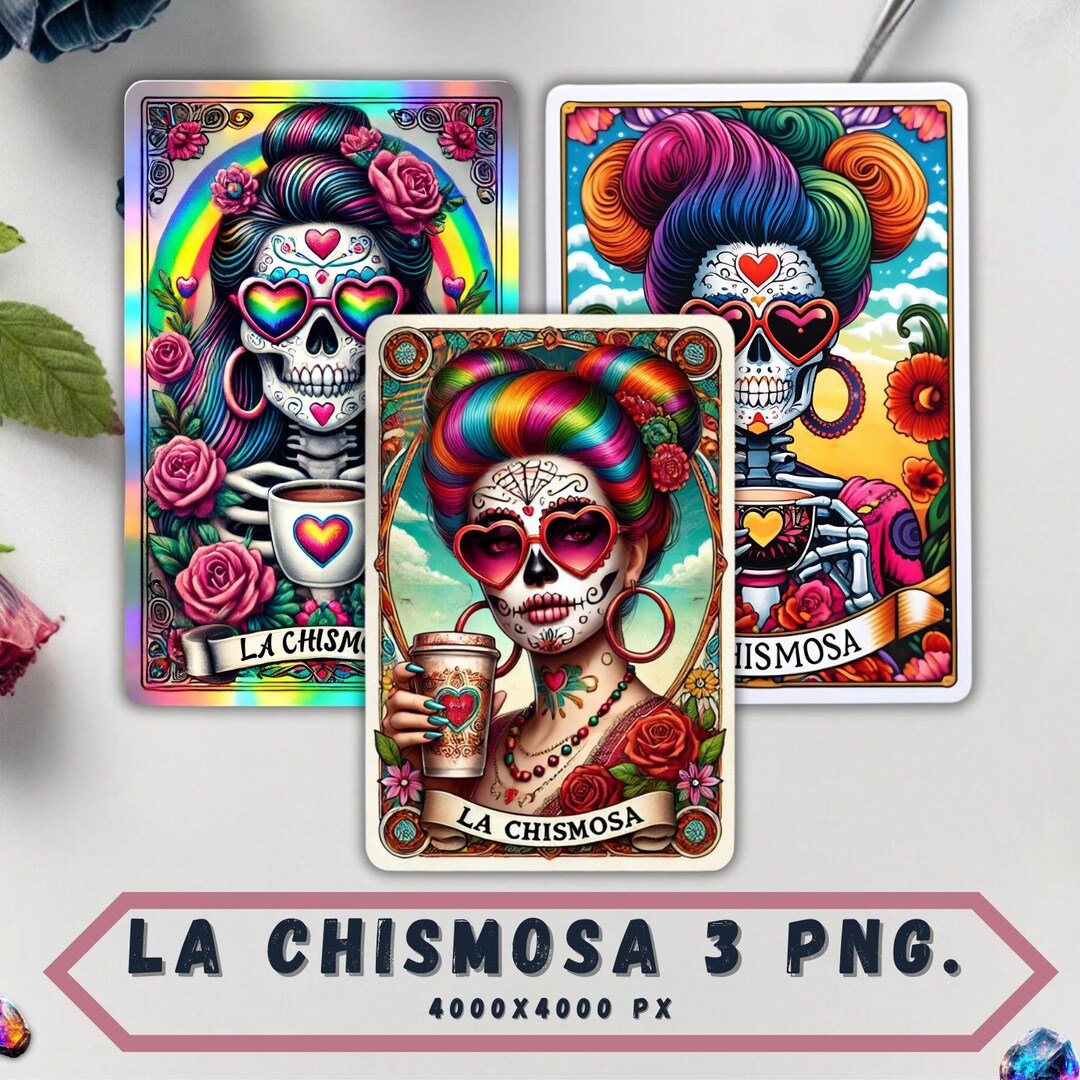 La Chismosa Tarot Card PNG: Mexican Chisme Design (digital Download) - Etsy