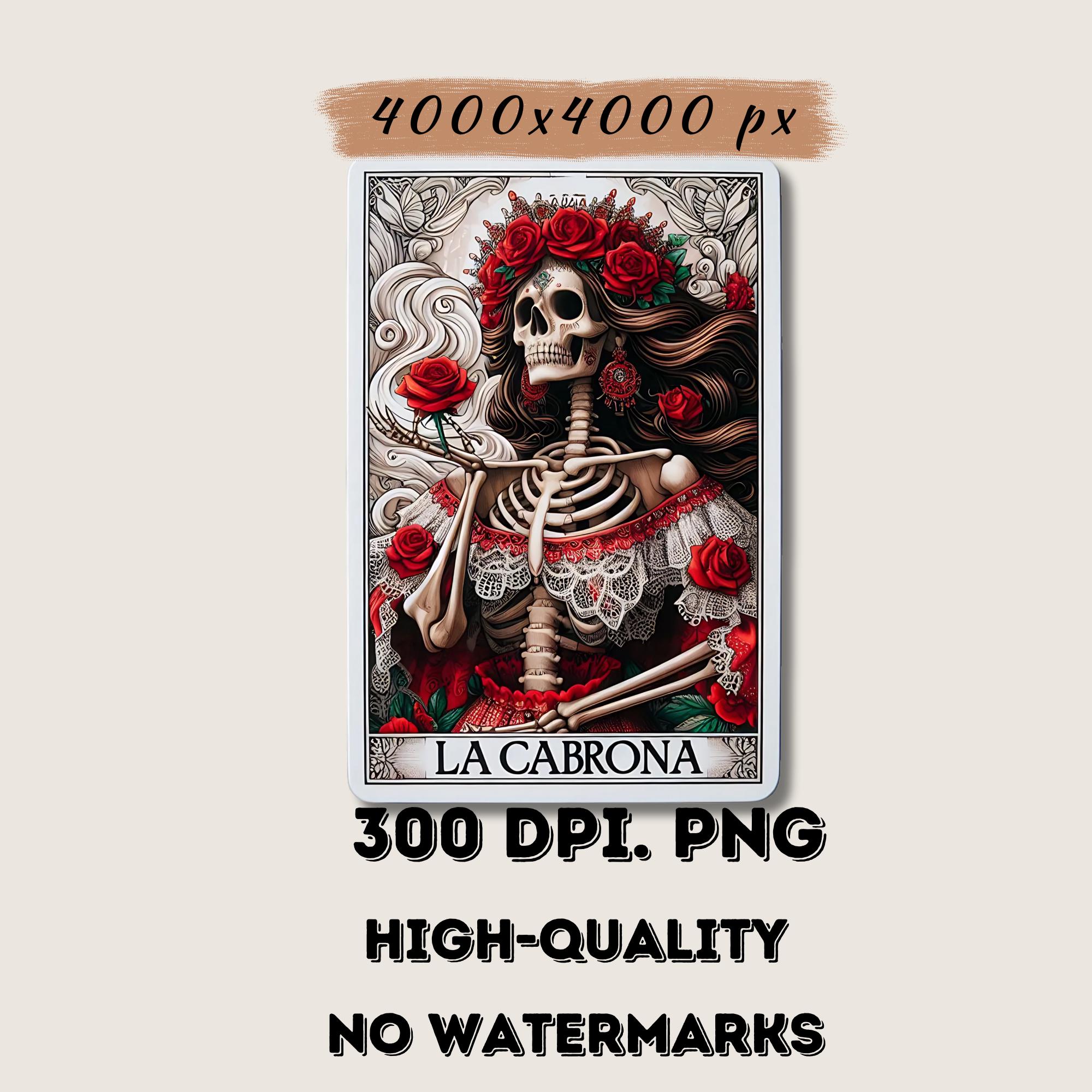 La Cabrona Tarot Card PNG Digital Dowload Design Printable Sublimation ...