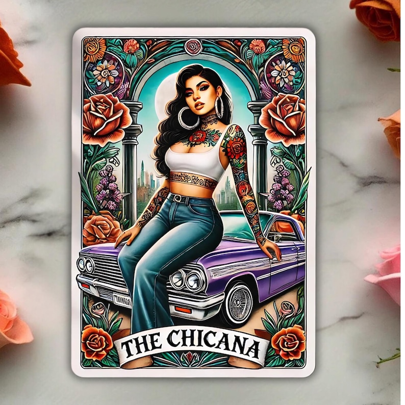 The Chicana Tarot Card PNG, Funny Mexicana Sublimation Design, Spanish ...