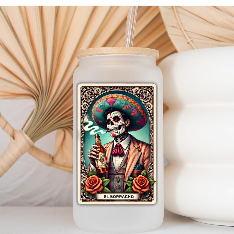 El Borracho Latino PNG: Chicano Tarot Card Digital File - Etsy