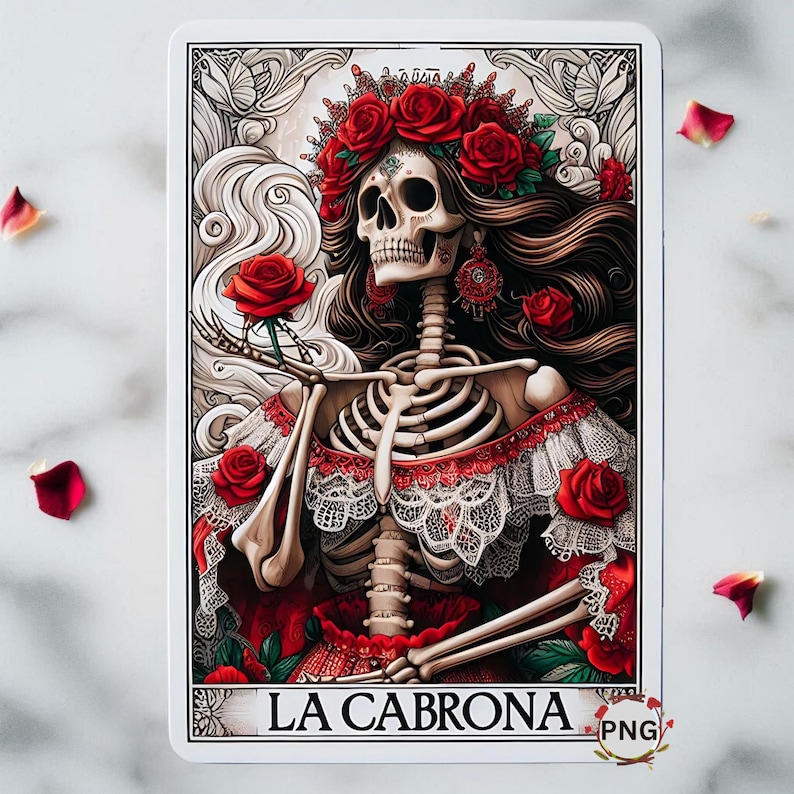 La Cabrona Tarot Card PNG Digital Dowload Design Printable Sublimation ...