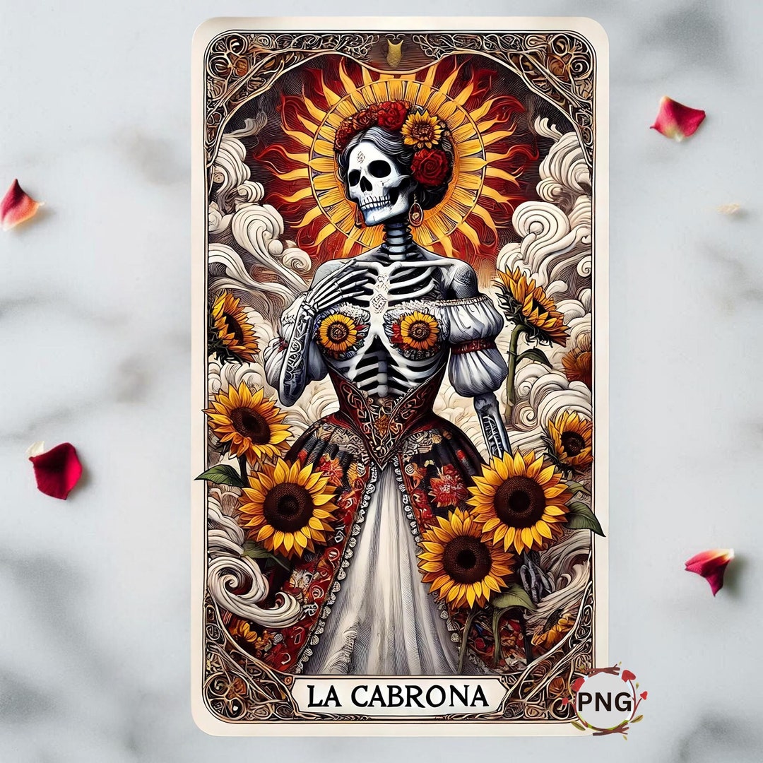 La Cabrona Tarot Card PNG Digital Dowload Design Printable Sublimation ...