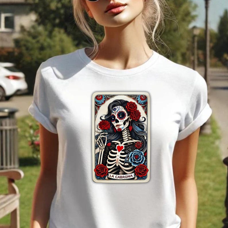 La Cabrona Latina PNG, Chicana PNG, Tarot Card Digital Files, Dtf Uvdtf ...