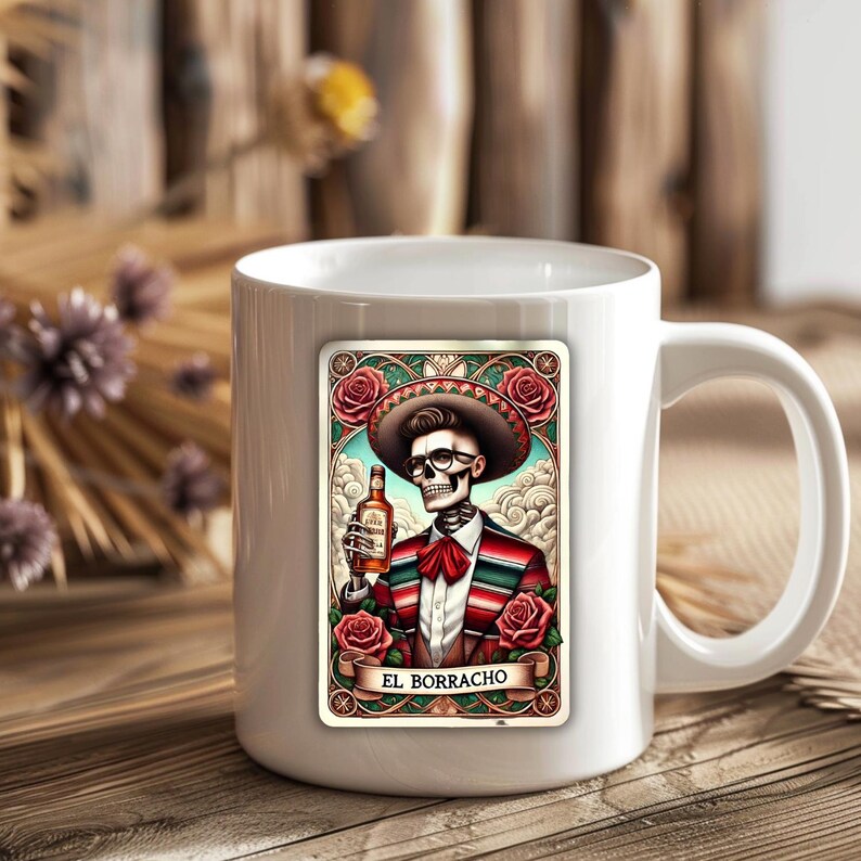 El Borracho Latino Tarot Card PNG: Chicano Art (digital File) - Etsy