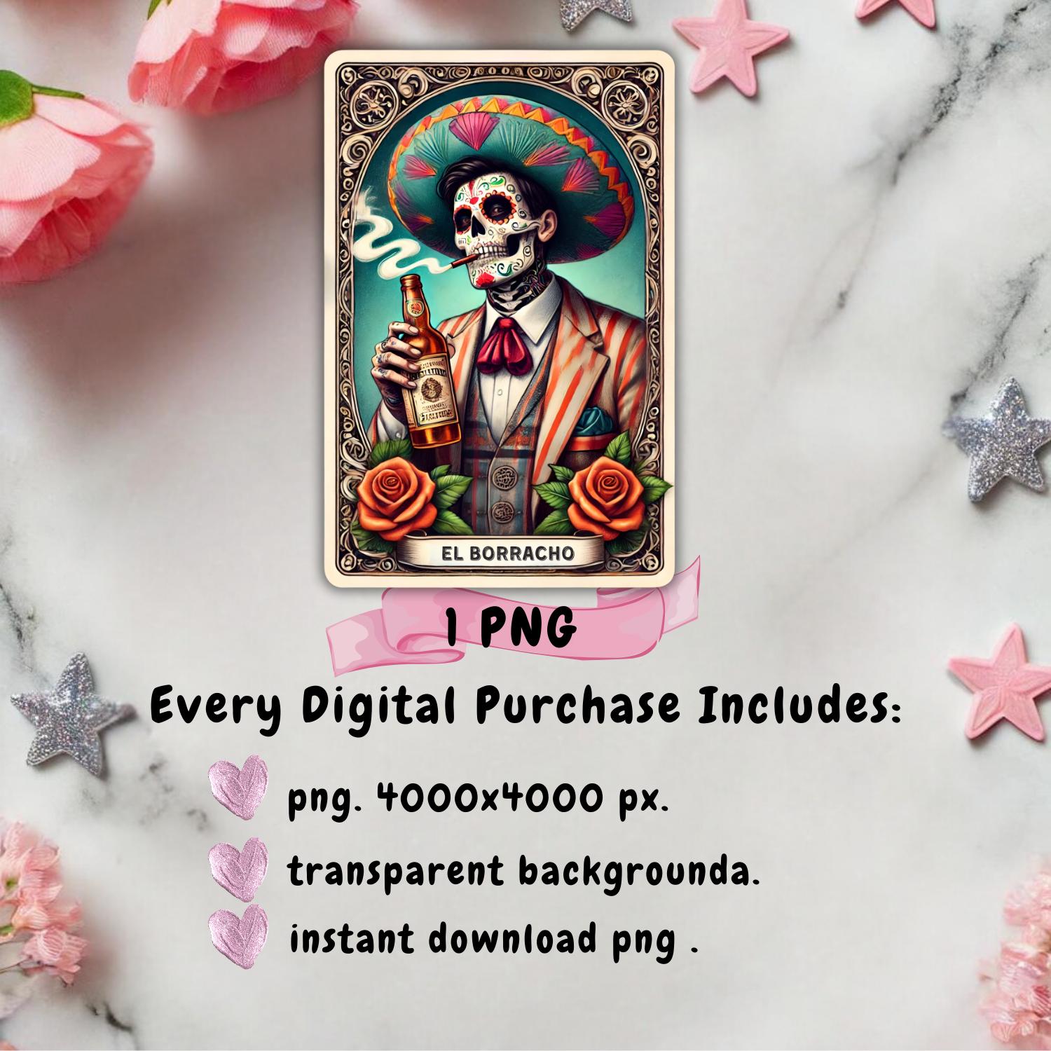 El Borracho Latino PNG, Chicano PNG, Tarot Card Digital Files, Tumbler ...