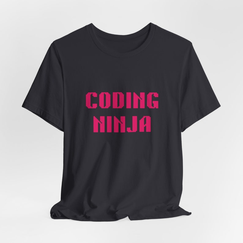Medical Coder Coding Ninja Hot Pink Font T-shirt - Etsy