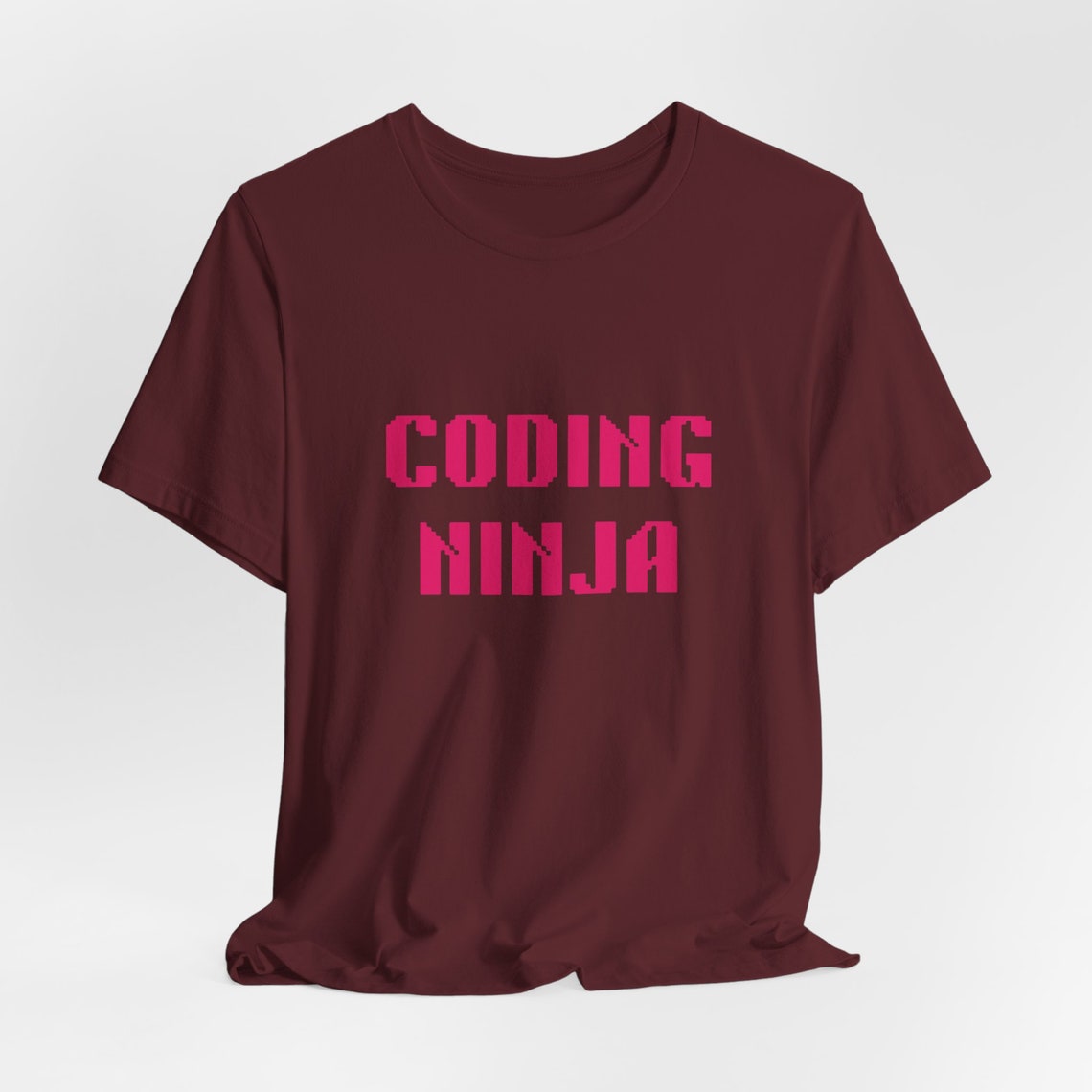 Medical Coder Coding Ninja Hot Pink Font T-shirt - Etsy