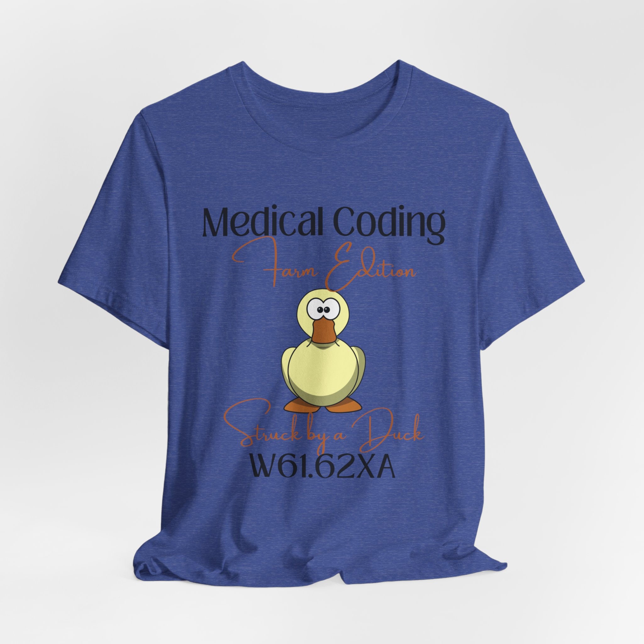 Medical Coder Struck by a Duck ICD-10 Medical Humor T-shirt - Etsy