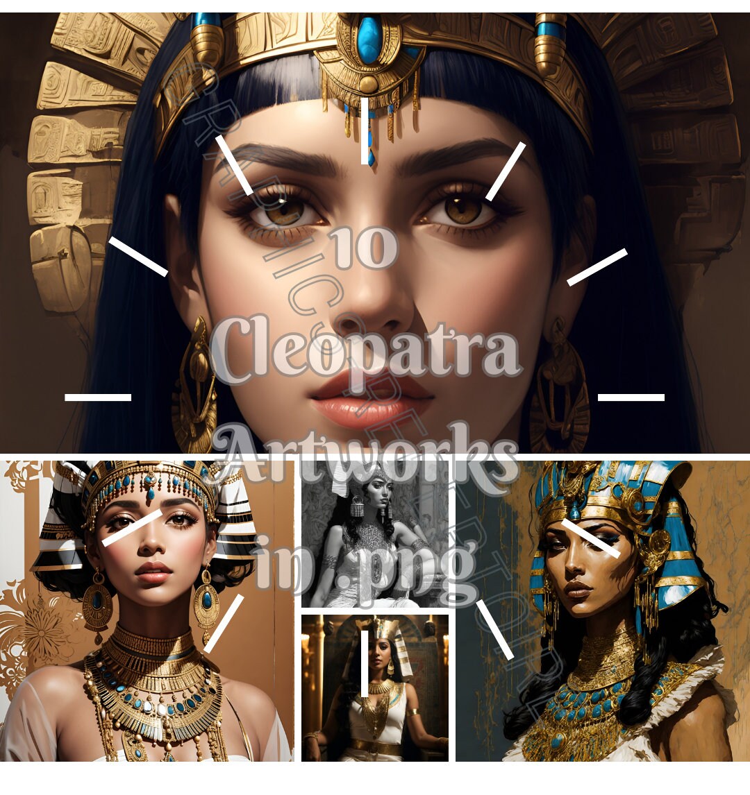10 Kleopatra Artworks/Grafiken/Druckvorlagen Collection in - Etsy.de