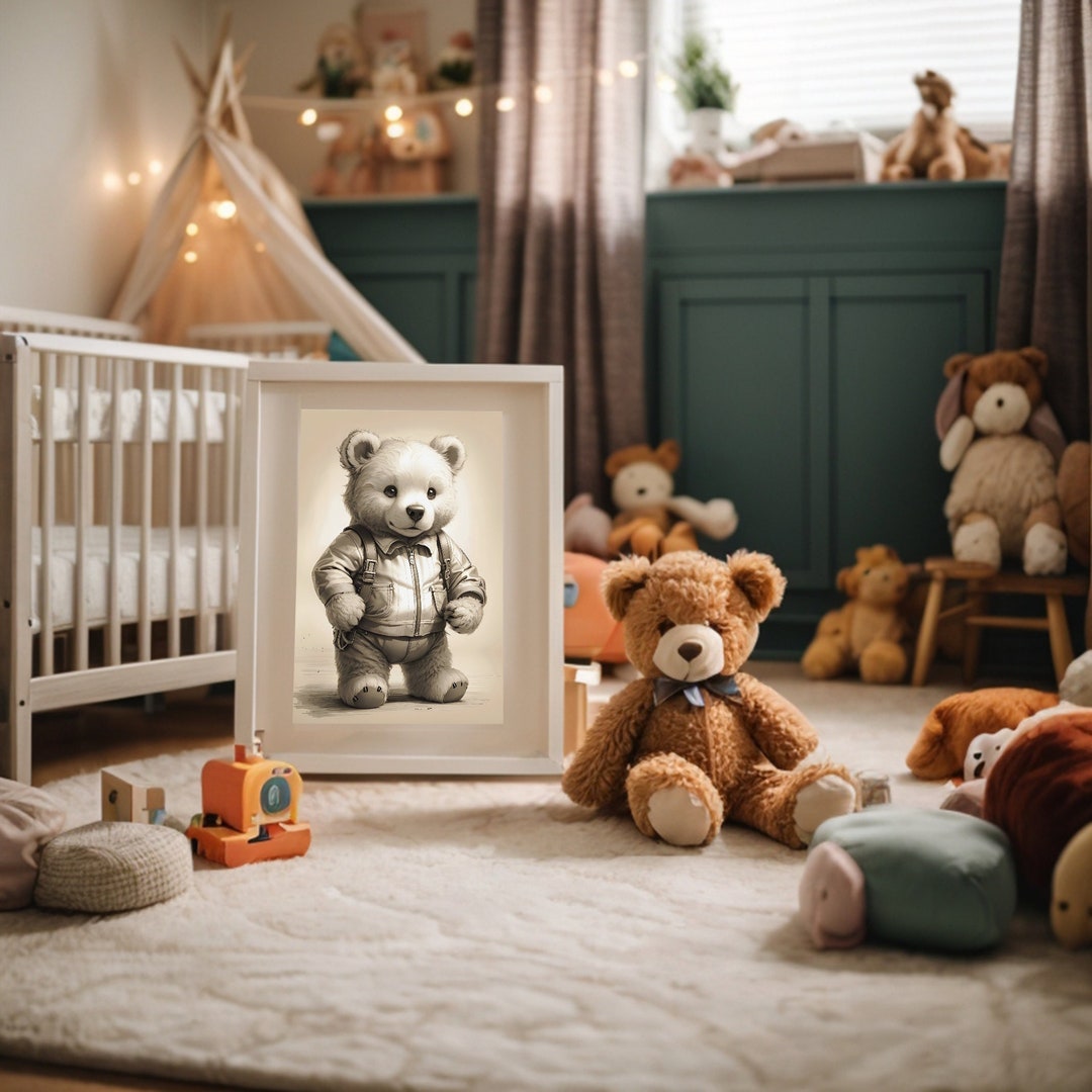 Nursery Poster Bear / Teddy / Gummibear Print Art Wall Art nursery ...