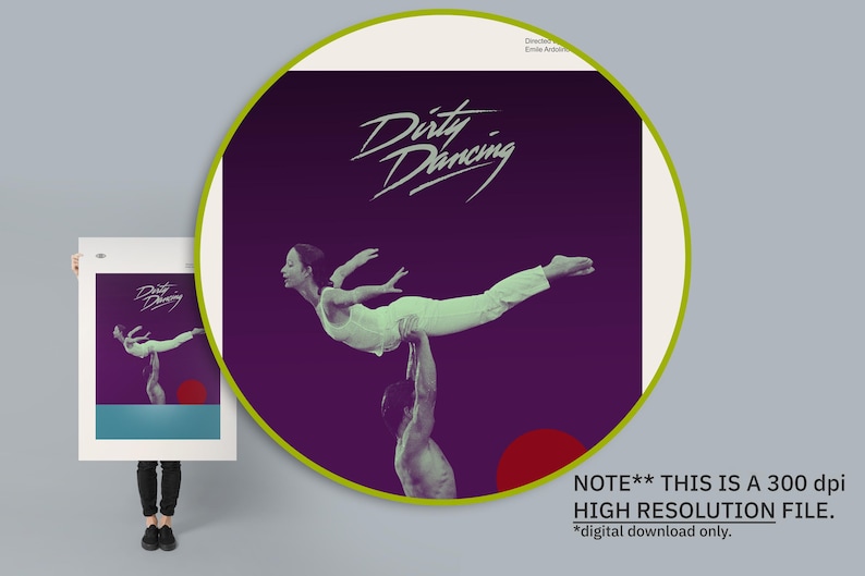 Dirty Dancing Movie Poster L Digital DOWNLOAD. - Etsy