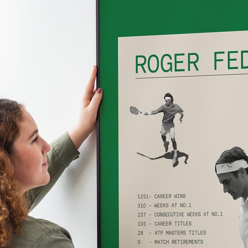 Roger Federer Poster - Digital Download INSTANTLY! - Etsy