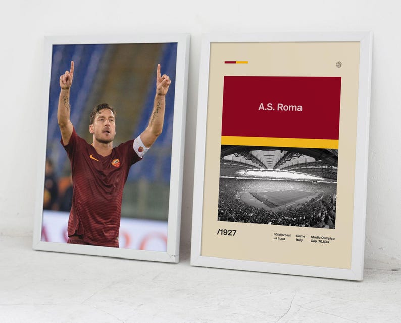 AS Roma Poster | Digital DOWNLOAD! - Etsy