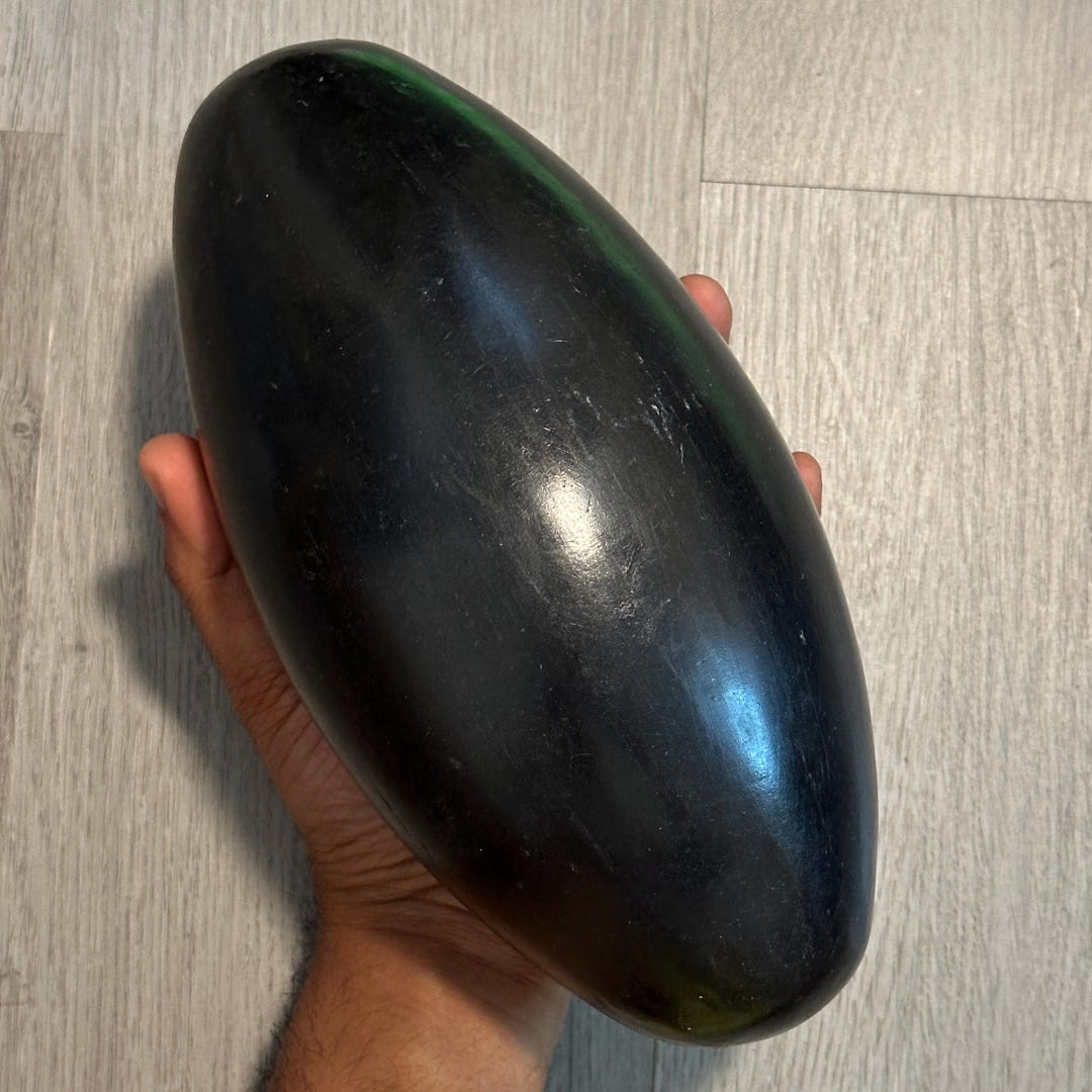 10 Big Black Shiva Lingam Stone From India Narmada River Shivalingam ...
