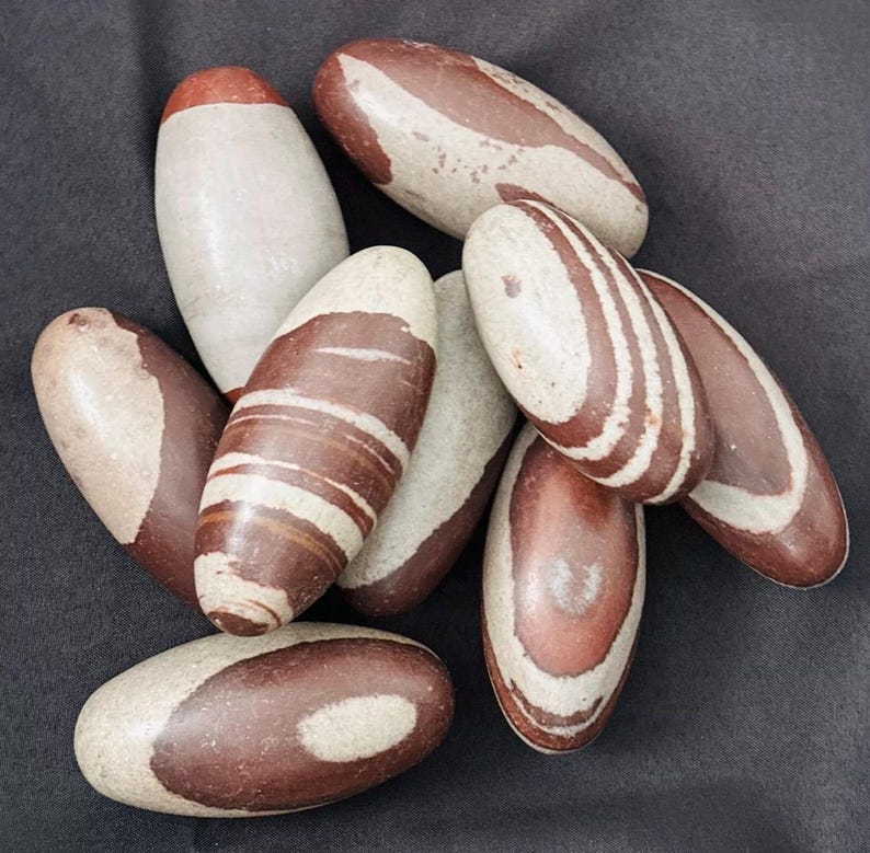 5 Inch Shiva Lingam From Narmada River in India - Palm Size Shivalingam ...