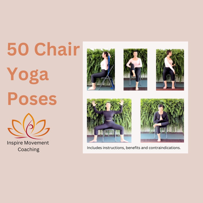 Printable Chair Yoga - Etsy