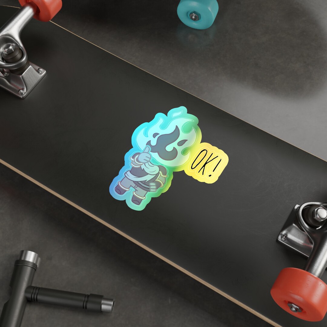 The Lore Keeper chibi Holographic Die-cut Sticker - Etsy