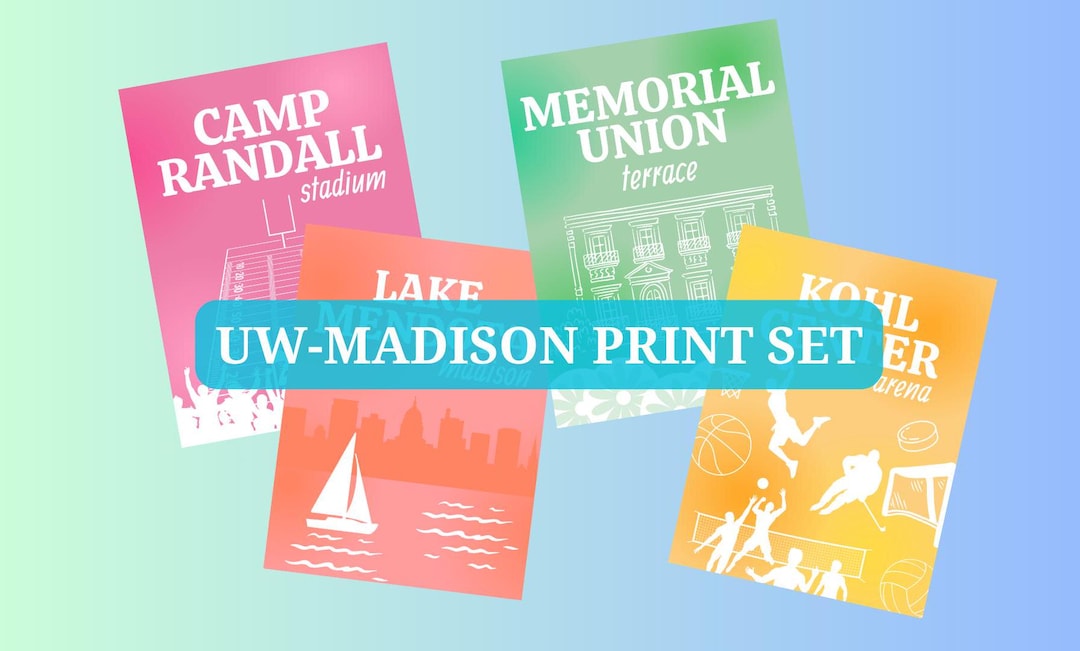 Uw-madison Posters - Etsy