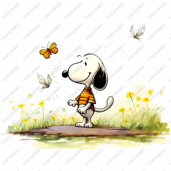 Snoopy Wall Art - Etsy