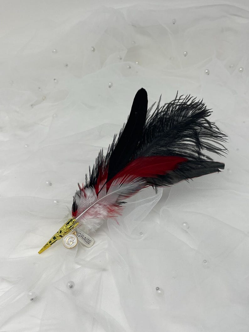 Hat Feather Boutonniere: Goodluck Feather Decoration - Etsy