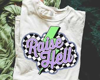 Raise Hell PNG - Etsy